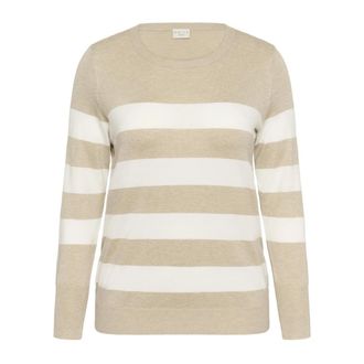 Kaffe Curve Strickware - - Knitwear - Damen - Beige - S