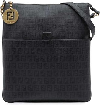 Fendi petit sac à bandoulière Zucchino (2000-2010) - Noir