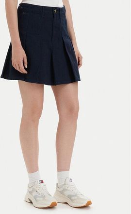 Tommy Jeans Faltenrock DW0DW23149 Dunkelblau Regular Fit