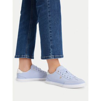 Tommy Hilfiger Sneakers Tommy Hilfiger Th Chic Low Vulc FW0FW09391 Hellblau