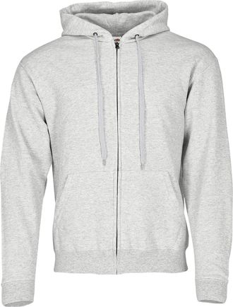 Fruit Of The Loom Fruit of The Loom Leichte Kapuzen-Sweatjacke f&uuml;r Herren, Grau (Heather Grey), L