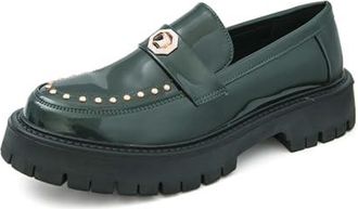 Minitoo Mocassins décontractés pour homme, Y88603 Vert, 40 EU