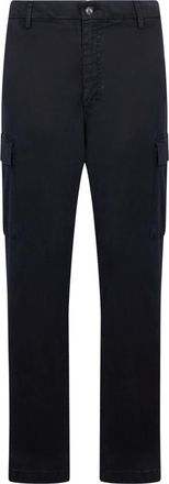 Moorer Homme, Pantalons, Bleu, Taille: 3XL Cargo Pants