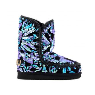 Mou Femme, Chaussures, Multicolore, Taille: 39 EU Bottines en velours avec clous scintillants