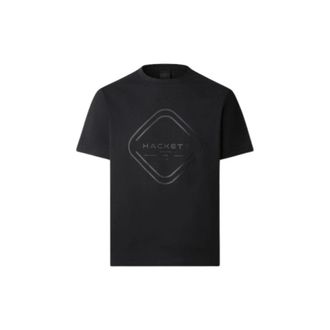 Hackett Classic Fit Club House T-Shirt - - Tops - Herren - Schwarzk - 2XL
