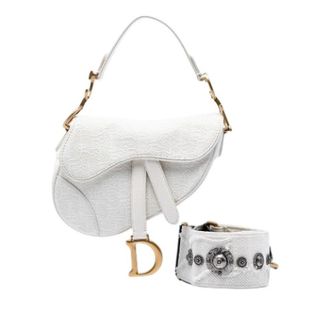 Dior Pre-owned Saddle Schultertasche - - Pre-owned - Damen - Wei&szlig; - ONE SIZE