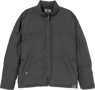 Izzue veste matelassée à patch logo - Gris