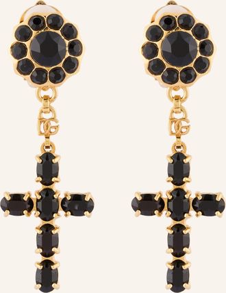 Dolce & Gabbana Ohrclips schwarz