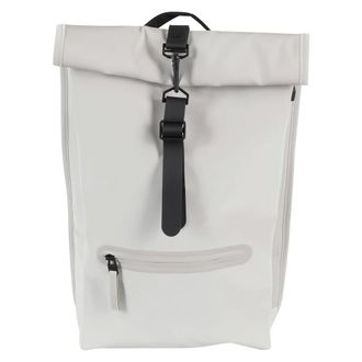 Rains Homme, Sacs, Blanc, Taille: ONE Size Sac &agrave; dos Matrix Rolltop