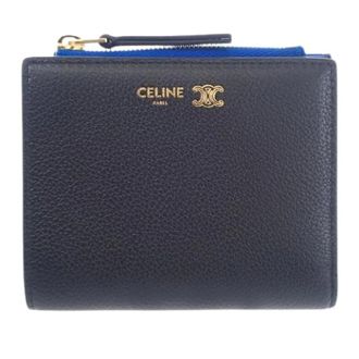 Celine Portefeuille &agrave; rabat doccasion - Femme - Pre-owned - Noir - Taille: ONE Size