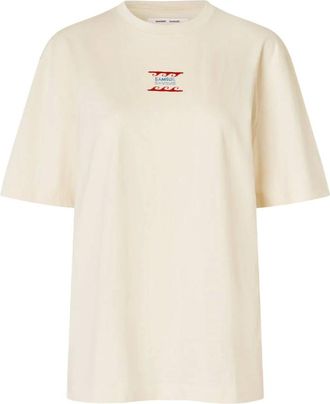 Sams&oslash;e & Sams&oslash;e Homme, Tops, Beige, Taille: XL T-shirt korte mouw U26100017