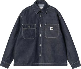 Carhartt Work in Progress Homme, Vestes, Bleu, Taille: S Louis Shirt Jac