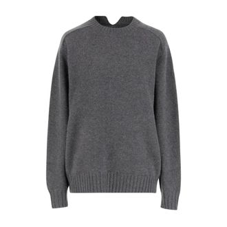 Carven Kn313 Rundhalspullover - - Knitwear - Damen - Grau - M