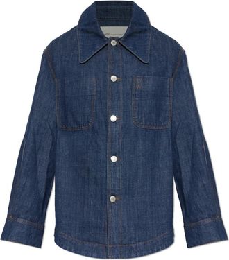 Ami Homme, Chemises, Bleu, Taille: M Chemise en jean oversize