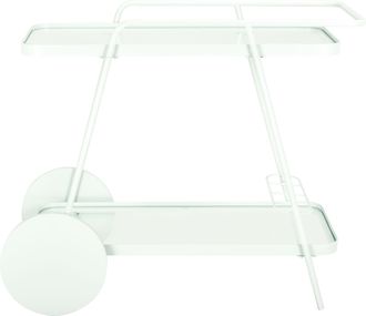 Safavieh Modern 2 Etagen Barwagen, Wei&szlig;, 91 x 47 x 76