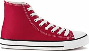 Cultz Cultz Diamond Unisex Sneaker Femmes Hommes Baskets Montantes Rouge 43