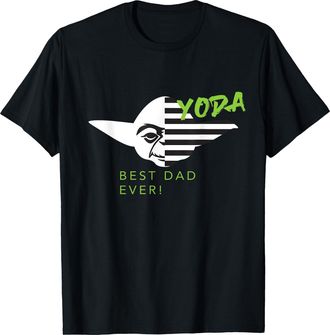 Star Wars Yoda Best Dad Ever Fathers Day Vater Papa T-Shirt