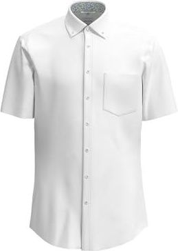 Seidensticker Herren Business Hemd Chemise, Blanc, 50 Hommes