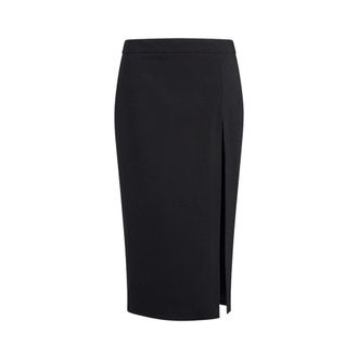Dondup Langer Bistretch-Rock - - Skirts - Damen - Schwarzk - S