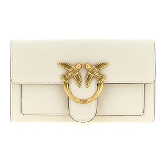 Pinko Pinko, Femme, Accessoires, Blanc, Taille: ONE Size Love Bag One Wallet Simply
