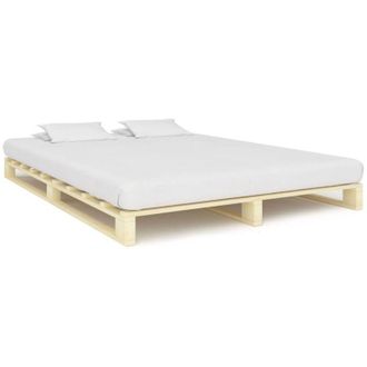 vidaXL Palettenbett Massivholz Kiefer 200&times;200 cm Vidaxl
