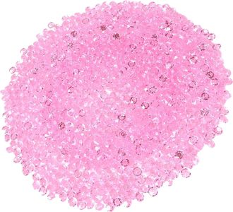 NUOBESTY 000 St&uuml;ck Klare Acryl Strasssteine 45mm Spitz Flach mit R&uuml;ckseite Vasenf&uuml;ller f&uuml;r Tischdekoration Hochzeitsfeiern und Bastelarbeiten