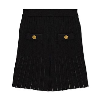 Balmain Rock mit dekorativen Taschen - - Skirts - Damen - Schwarzk - S