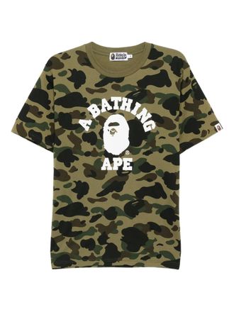 A Bathing Ape t-shirt à logo imprimé - Vert