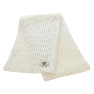 Gucci Pre-owned Vintage Scarf - Femme - Pre-owned - Blanc - Taille: ONE Size