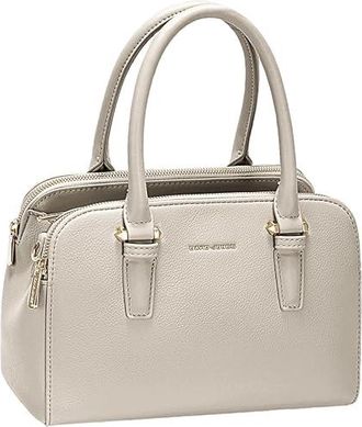 David Jones Paris - Sac &agrave; main Femme Ville - Sac port&eacute; main Similicuir - Taille Moyenne - 2 compartiments - Plusieurs poches - Pratique Chic El&eacute;gant (Moonstruck)