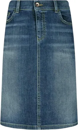 Emporio Armani Femme, Jupes, Bleu, Taille: 40 FR Gonna Jeans