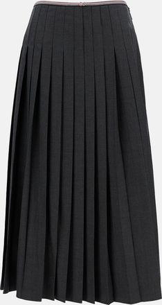 Thom Browne Midi-faltenrock