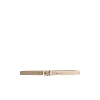 Khaite Femme, Accessoires, Beige, Taille: 80 CM Luna Leather Belt