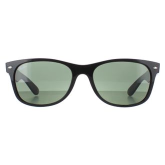 Ray-Ban Lunettes De Soleil Ray-Ban Newfarer 2132 901L Noir Vert G-15 55mm