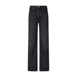 Citizens Of Humanity High-Waist Straight-Leg Jeans - - Jeans - Damen - Schwarzk - W30