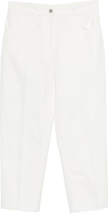 Mark Kenly Domino Tan Femme, Pantalons, Blanc, Taille: 38 FR Straight Pantalons