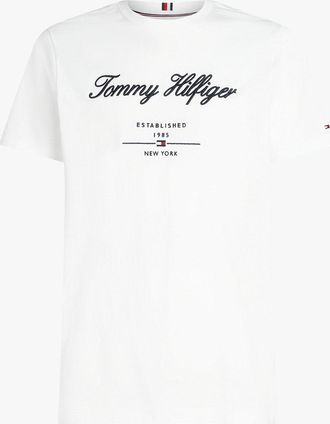 Tommy Hilfiger T-shirt manches courtes logo brod&eacute;