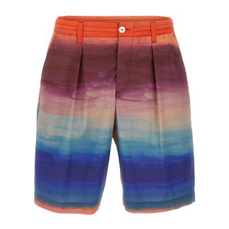 Marni Baumwoll-Popeline-Shorts - - Shorts - Herren - Mehrfarbig - L
