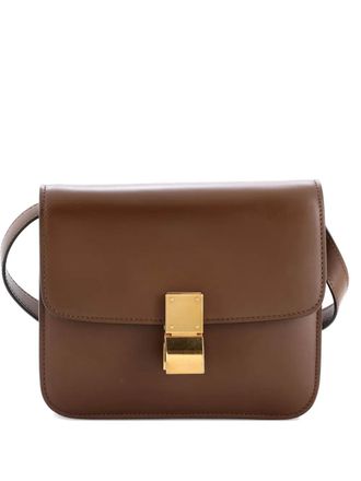 Celine Classic Box Bag Smooth Leather Teen shoulder bag - Marron