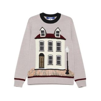 Junya Watanabe Homme, Pulls, Beige, Taille: L Pull Ras du Cou