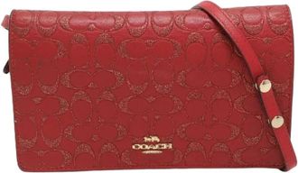 Coach Sac bandouli&egrave;re Pre-owned - Femme - Pre-owned - Rouge - Taille: ONE Size