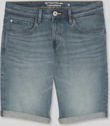 Tom Tailor Regular Fit Jeans Bermudas aus Baumwoll-Mix
