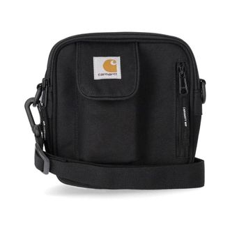 Carhartt Work in Progress Homme, Sacs, Noir, Taille: ONE Size Sac bandoulière noir avec plusieurs compartiments