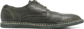 Guidi derbies en cuir - Vert