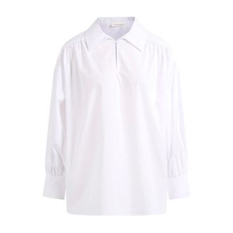 By Malene Birger Femme, Blouses et Chemises, Blanc, Taille: 36 FR Leonora Shirt