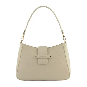 Pourchet Femme, Sacs, Beige, Taille: ONE Size Fleuves Shoulder Bag
