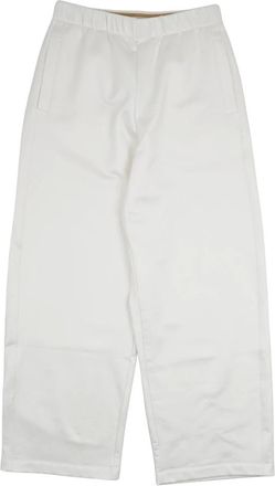Max Mara Femme, Pantalons, Blanc, Taille: 40 FR Filovia Wide Pantalons