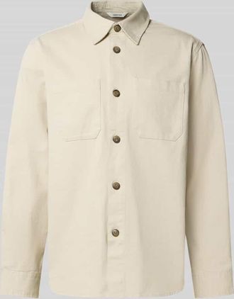 Selected Regular Fit Hemdjacke aus reiner Baumwolle Modell TRAVIS