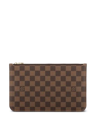 Louis Vuitton pochette Damier Azur (ann&eacute;es 2000) - Marron