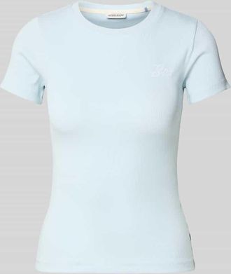 Guess Slim Fit T-Shirt in Ripp-Optik